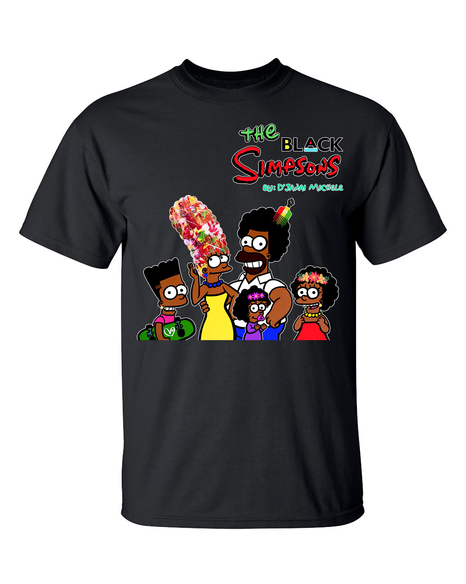 The Black Simpsons T-Shirt — D'Janai Made It The Black Simpsons T-Shirt — D'Janai Made It